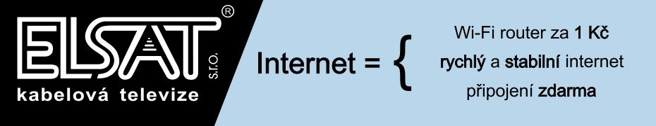 Elsat spol. s r. o. - kabelová a placená televize, připojení Internetu
